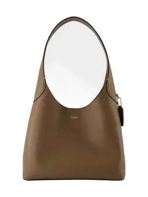 COACH Coach Logo Detailed Shoulder Bag Grey