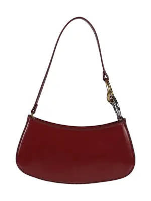 Staud Staud Ollie Zipped Mini Shoulder Bag Red