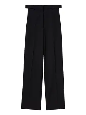Stella McCartney Stripe-detail Trousers - Black