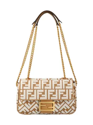 Fendi Fendi Baguette Chain Midi Shoulder Bag Multi