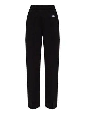 Dolce & Gabbana Logo-embroidered Track Pants - Black