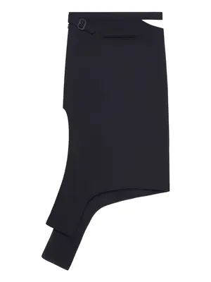 COURREGES Slash Midi Skirt - Black