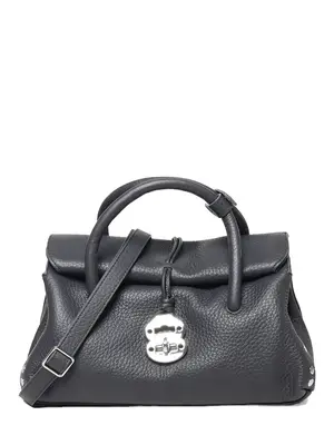 ZANELLATO Zanellato Dotto Centauro Small Top Handle Bag Grey