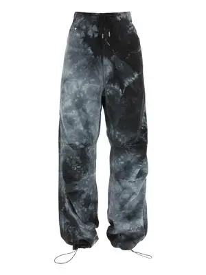 DARKPARK Daisy Tie-dyed Wide Leg Drawstring Trousers Multi