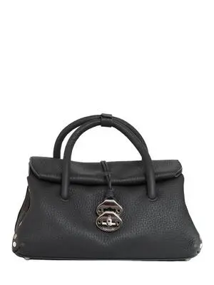 ZANELLATO Zanellato Dotta Centauro Small Top Handle Bag Grey