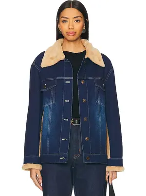 Steve Madden Winona Denim Jacket - Dark Indigo