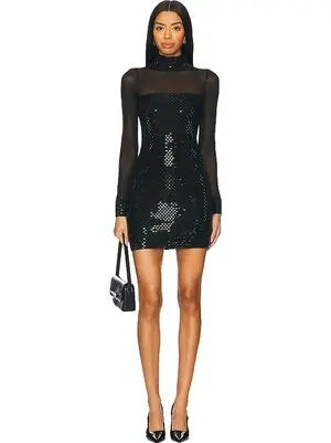 Retrofete Willow Embellished Dress - Black
