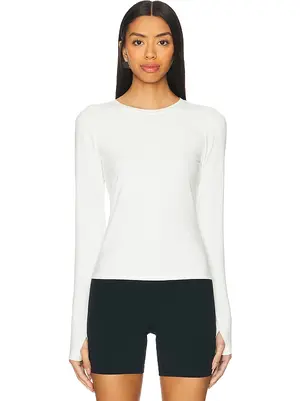Splits59 Airweight Lite Long Sleeve Top - White