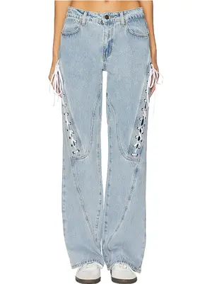 Lioness Dollhouse Jeans - Washed Blue