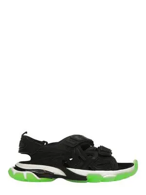 Balenciaga Track Sandal - Black/white/green