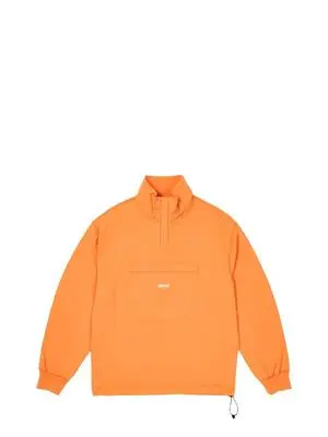 PALACE 1/4 Zip Washed Funnel - Tiger Orange
