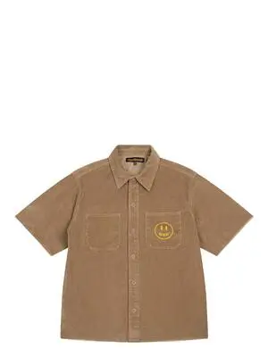 Drew House Corduroy Short Sleeve Shirt - Chaz Brown