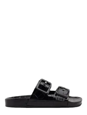 Balenciaga Mallorca Croc Sandals - Black