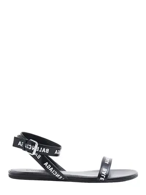 Balenciaga Round Sandal F05 - Black/white