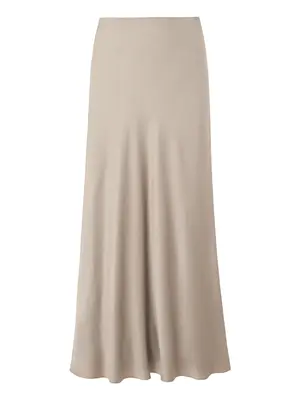 Brunello Cucinelli Cady Maxi Skirt - Neutrals