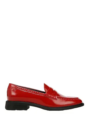 Franco Sarto Eden Studded Loafers Red