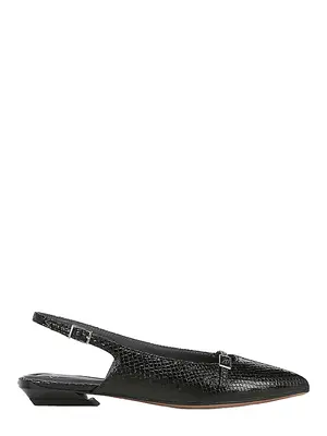 Franco Sarto Emma Slingback Flats Black