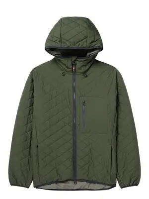Loro Piana Denali Quilted Storm System® Hooded Ski Jacket - Green
