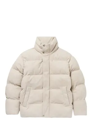 Loro Piana Flavio Quilted Suede Jacket - Neutrals