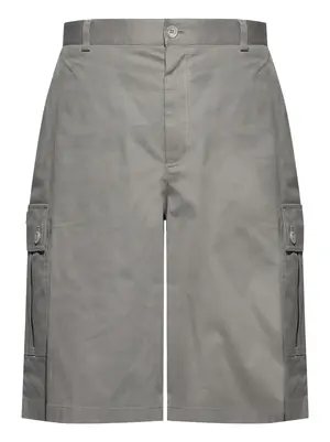 Dolce & Gabbana Cotton Cargo Shorts - Grey