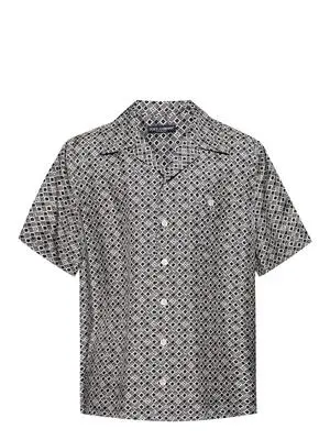 Dolce & Gabbana Geometric-pattern Shirt - Black