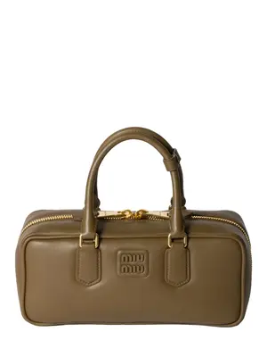 Miu Miu Arcadie Leather Handbag - Green