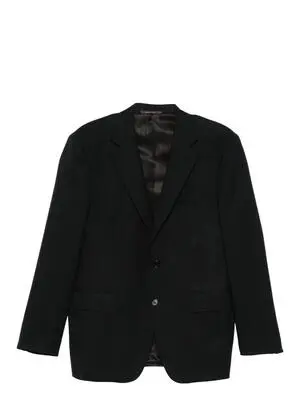 Canali Single-breasted Blazer - Black
