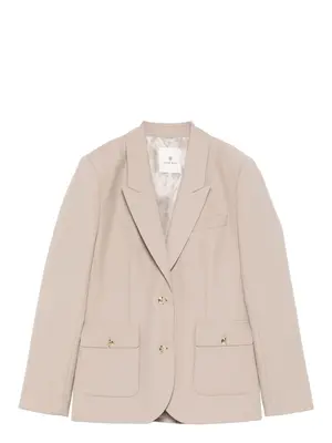 ANINE BING Wool Blazer - Neutrals