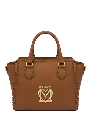 Moschino Logo Tote Bag - Brown