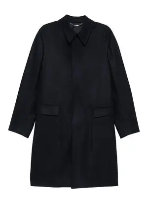 Canali Wool Coat - Blue