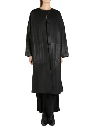 ATELIER ATELIER NEW YORK Leather Coat