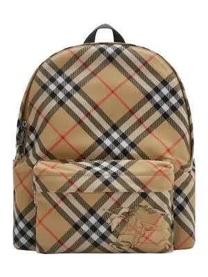 Burberry Check Backpack - Sand