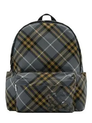Burberry Check Backpack - Wave Blue