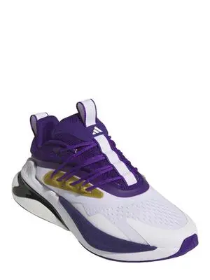 Adidas Adidas Alphaboost V2 Running Shoe Collegiate Purple/ Gold/ White