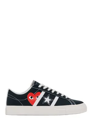 CONVERSE X COMME DES GARONS PLAY One Star Academy Pro Sneakers - Black