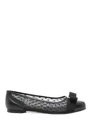 FERRAGAMO Varina Ballerinas - Black