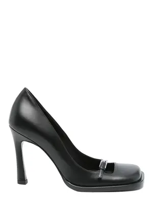 Attico 100mm Leather Pumps - Black