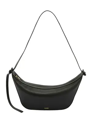 JIL SANDER Knot Shoulder Bag - Black