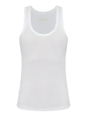 Isabel Marant Thea Logo-embroidered Vest - White