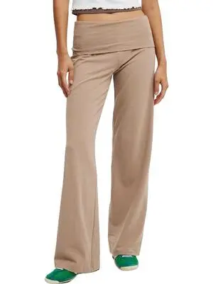 COTTON ON Cotton On Bella Straight Leg Pant Mocha
