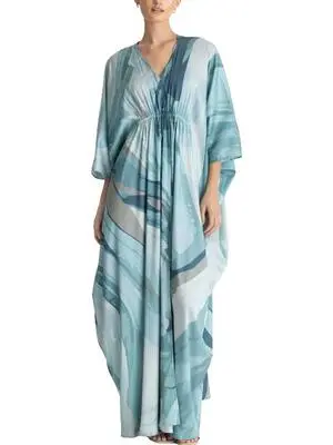 DIARRABLU Naim Maxi Dress - Aura Blu
