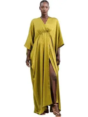 DIARRABLU Naim Maxi Dress - Ayel Olive