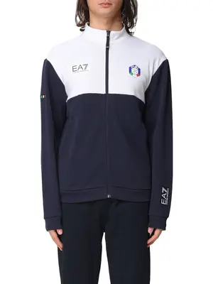 EA7 Full Zip Sweatshirt - Blue