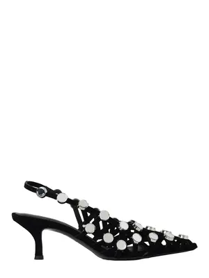 Attico Slingback Pumps - Black