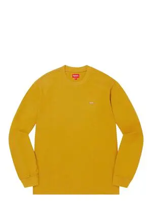 Supreme Small Box Long-sleeve Tee 'dark - Yellow