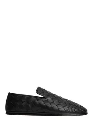 BOTTEGA  VENETA Bottega Veneta Intrecciato Leather Slipper - Black