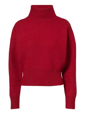 Max Mara Bessica Wool And Cashmere Turtleneck Sweater - Red