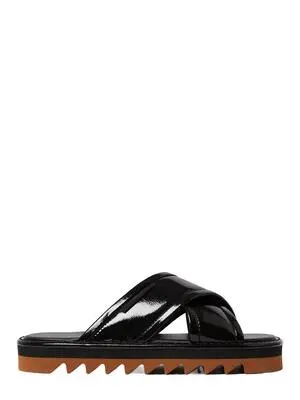 Stella McCartney Sneak-elyse Twisted Sandals - Black