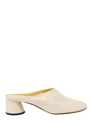 Proenza Schouler Glove Lambskin Mules - Ivory