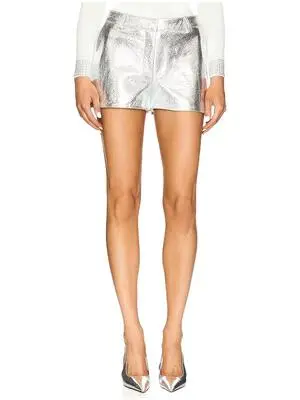 Retrofete Naya Metallic Short - Silver